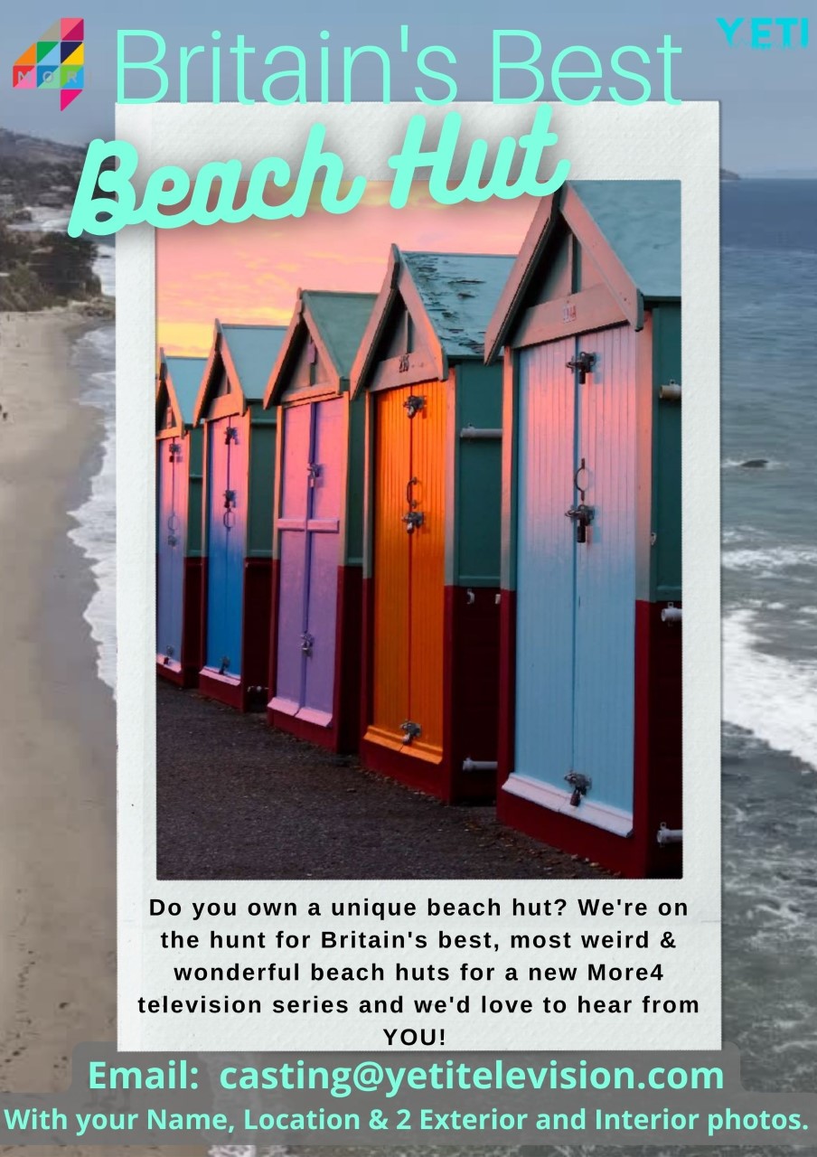 Join More4's Search for Britain's Best Beach Huts!