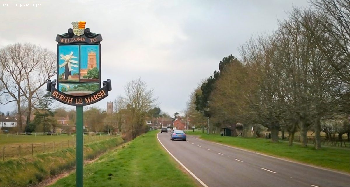 New Town Sign - Burgh Le Marsh, Lincolnshire