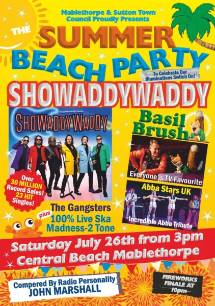 Mablethorpe’s Summer Beach Party 2025 - Mablethorpe, Lincolnshire