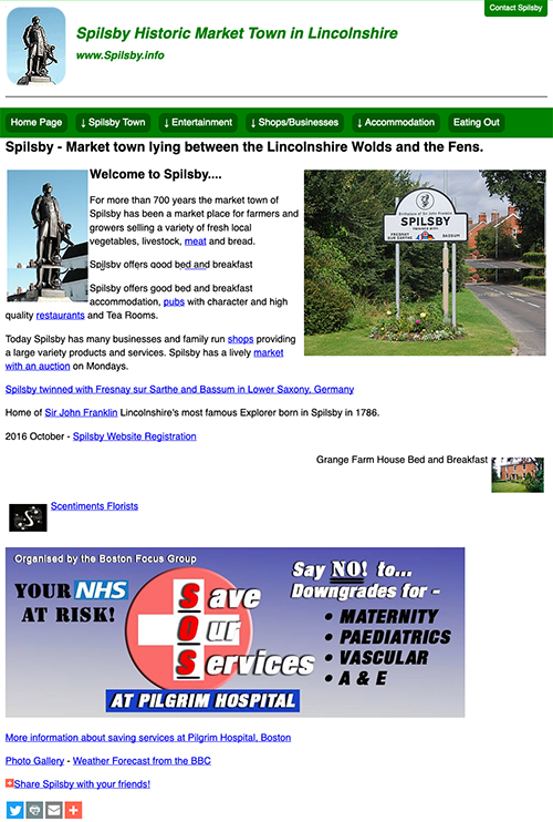 About Spilsby.info - Spilsby, Lincolnshire