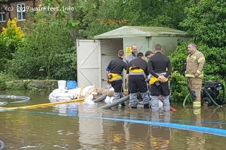 Wainfleet 2019 Floods and Relief Effort - Wainfleet, Lincolnshire