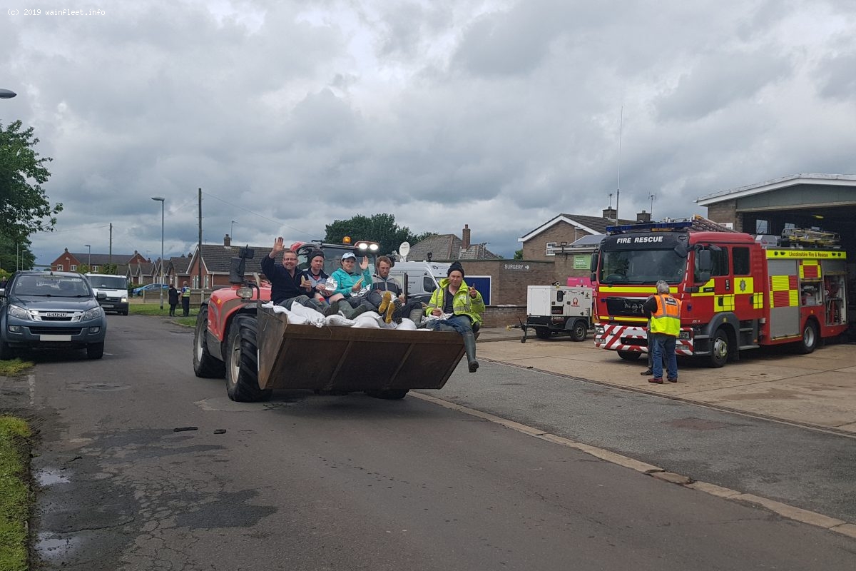 Wainfleet 2019 Floods and Relief Effort - Wainfleet, Lincolnshire